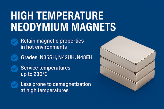 High Temperature Neodymium Magnets: Complete Guide To M, H, SH, UH, And ...